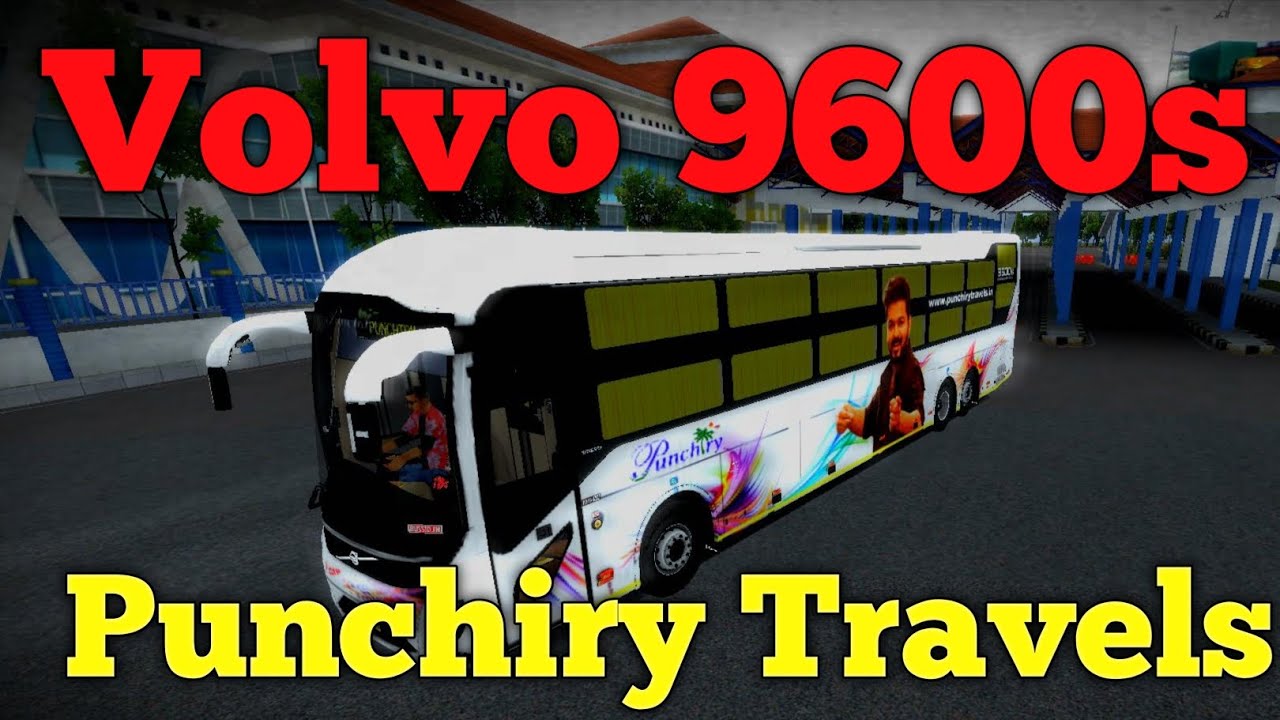Punchiry Travels | Volvo 9600s | Indonesia Bus Simulator | Bus Driving ...