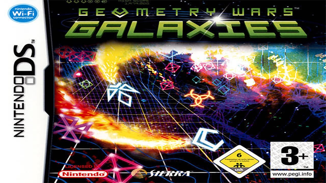 Geometry Wars: Galaxies Gameplay Nintendo DS - YouTube