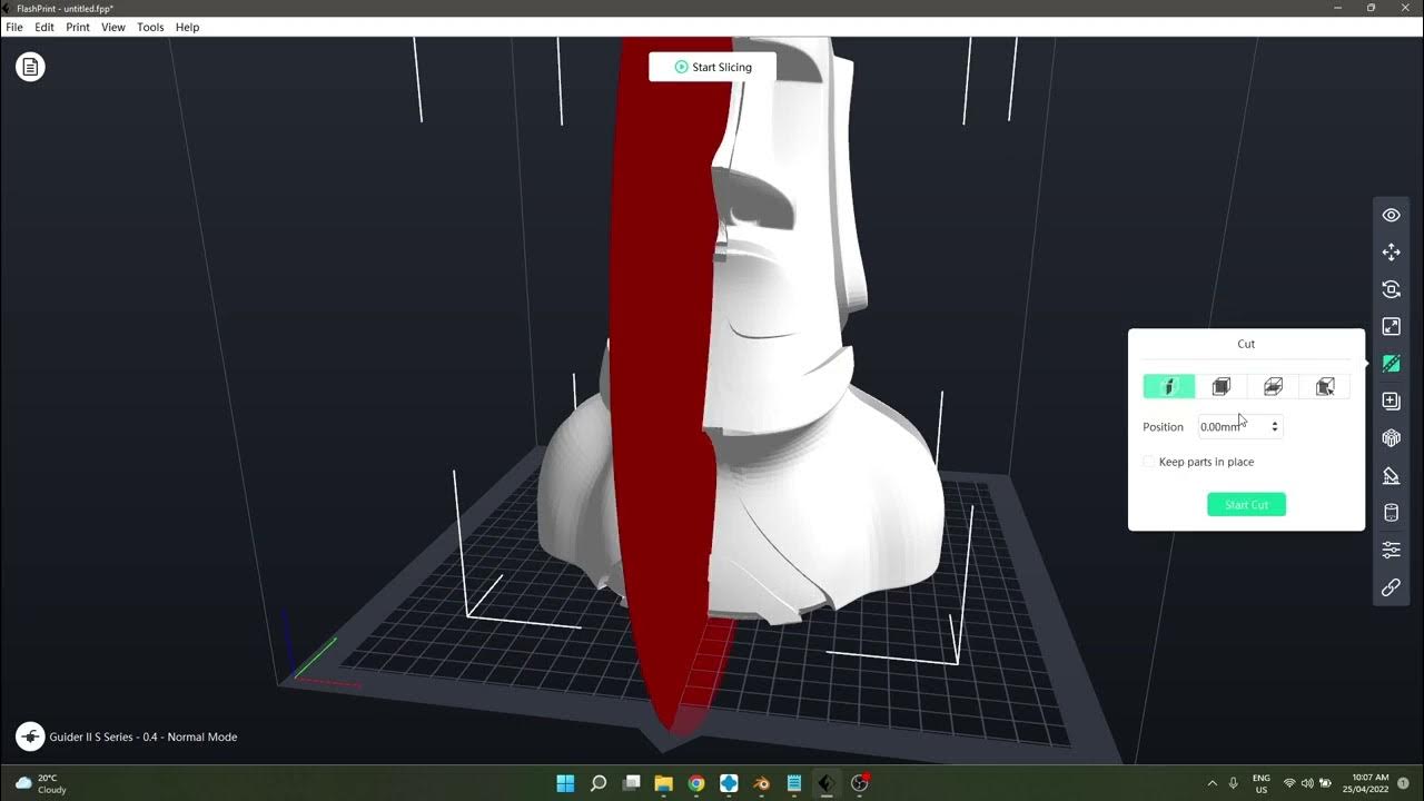 FlashPrint New User Tutorial - Part 02 - Viewport and Model Controls - YouTube