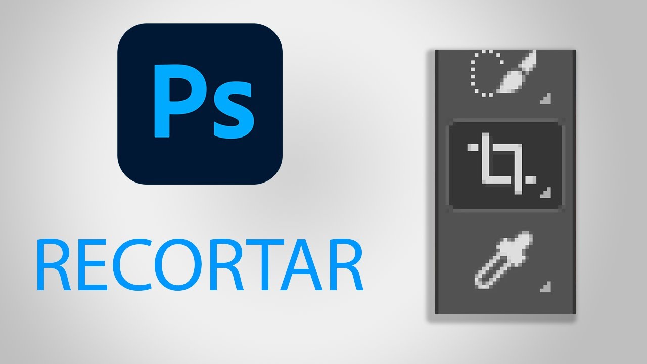 Herramienta Recorte en Photoshop - YouTube