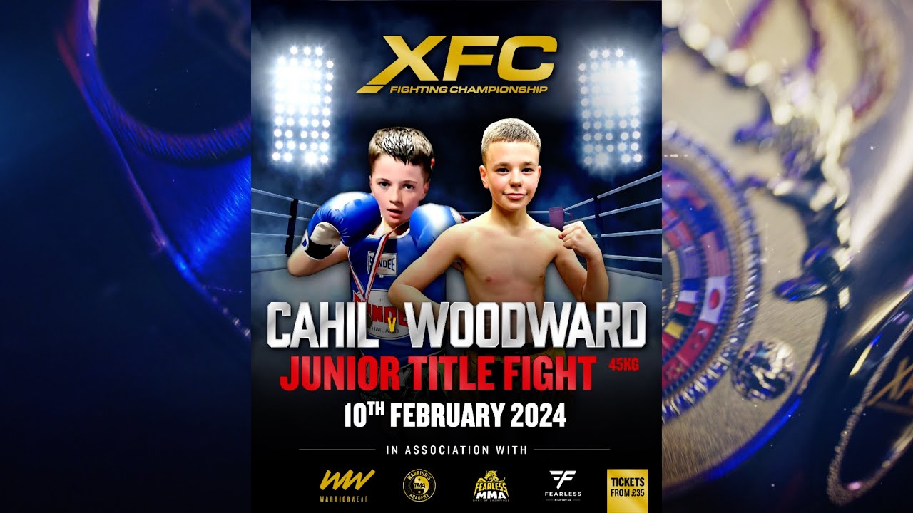 Harry WOODWARD vs Charlie CAHILL I Junior TitleI FightI 45KG I XFC Muay ...