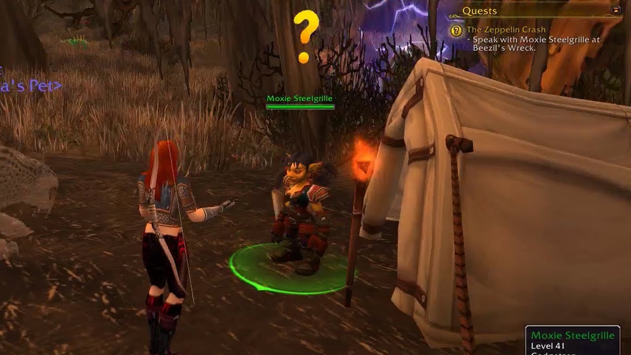 World Of Warcraft Quest Info: The Zeppelin Crash - YouTube