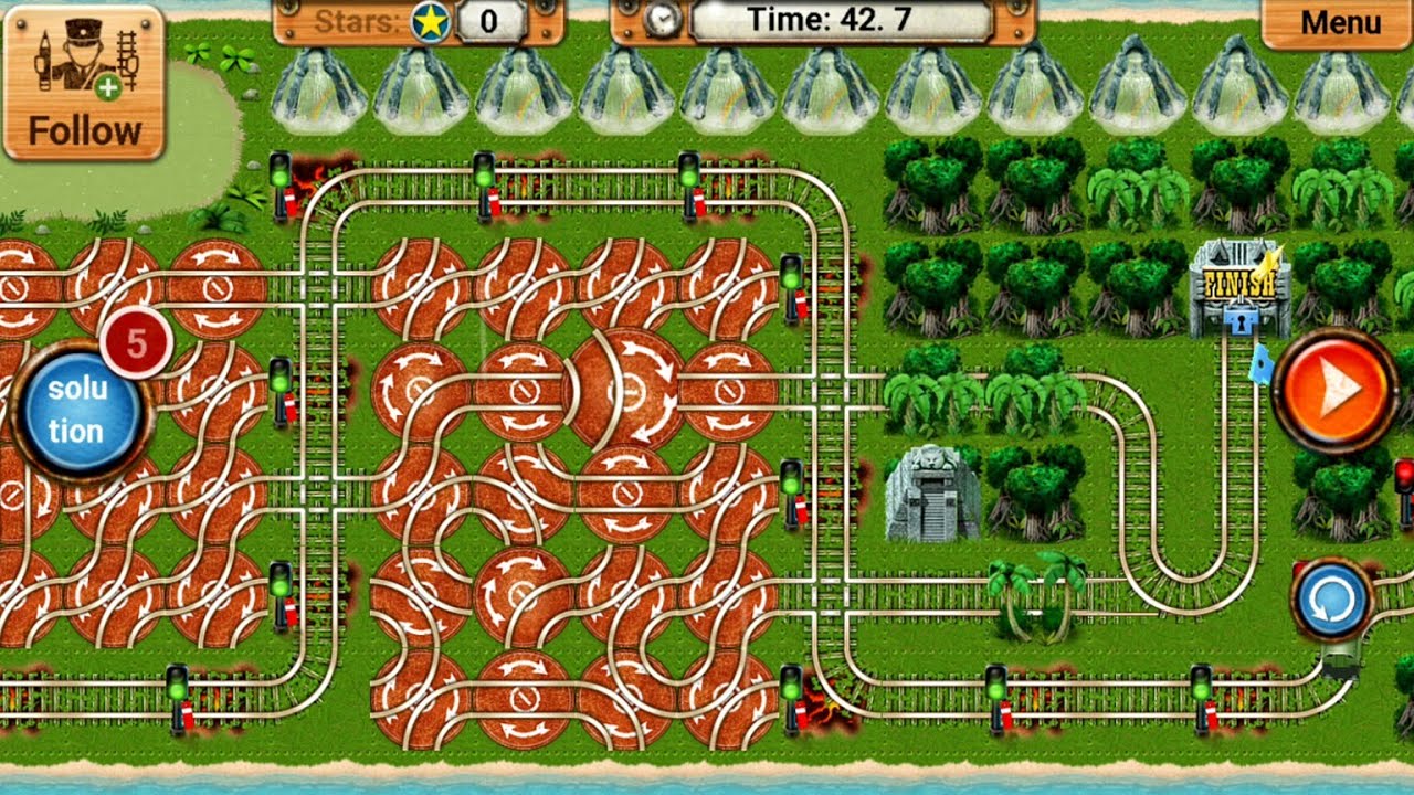 Rail Maze 2 Long Train Gameplay - Train Puzzle Game - Android Gameplay ...