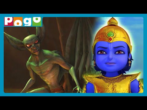 Little Krishna 🪈| Vyomasura Ka Chalaki! 😈| #krishna | Full Episode😍 | Cartoon for Kids @PogoChannel