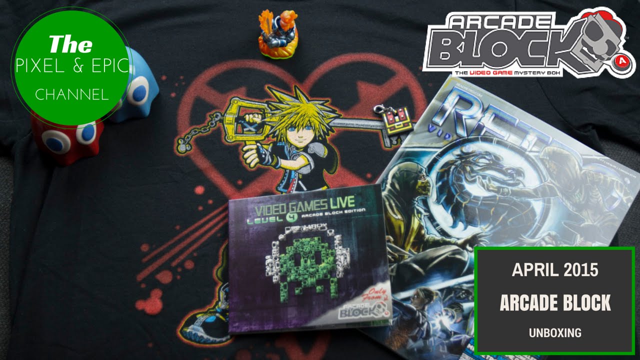 Arcade Block Unboxing - April 2015 - YouTube