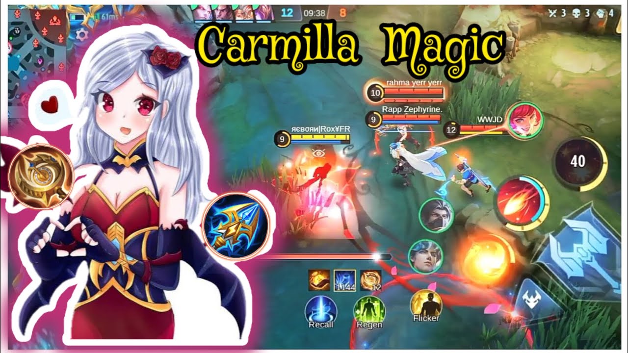 Carmilla Build Magic Power Lawan Athena Semua - Montage Mobile Legends ...