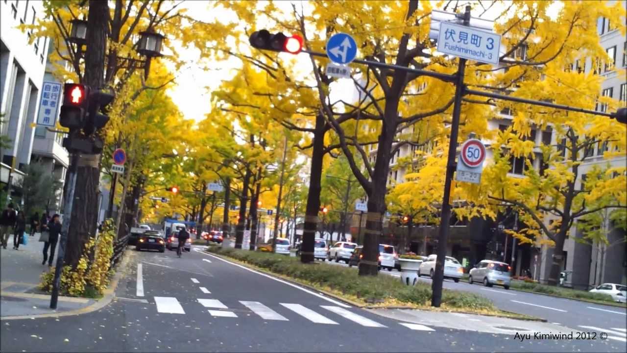 Midosuji - Osaka - YouTube