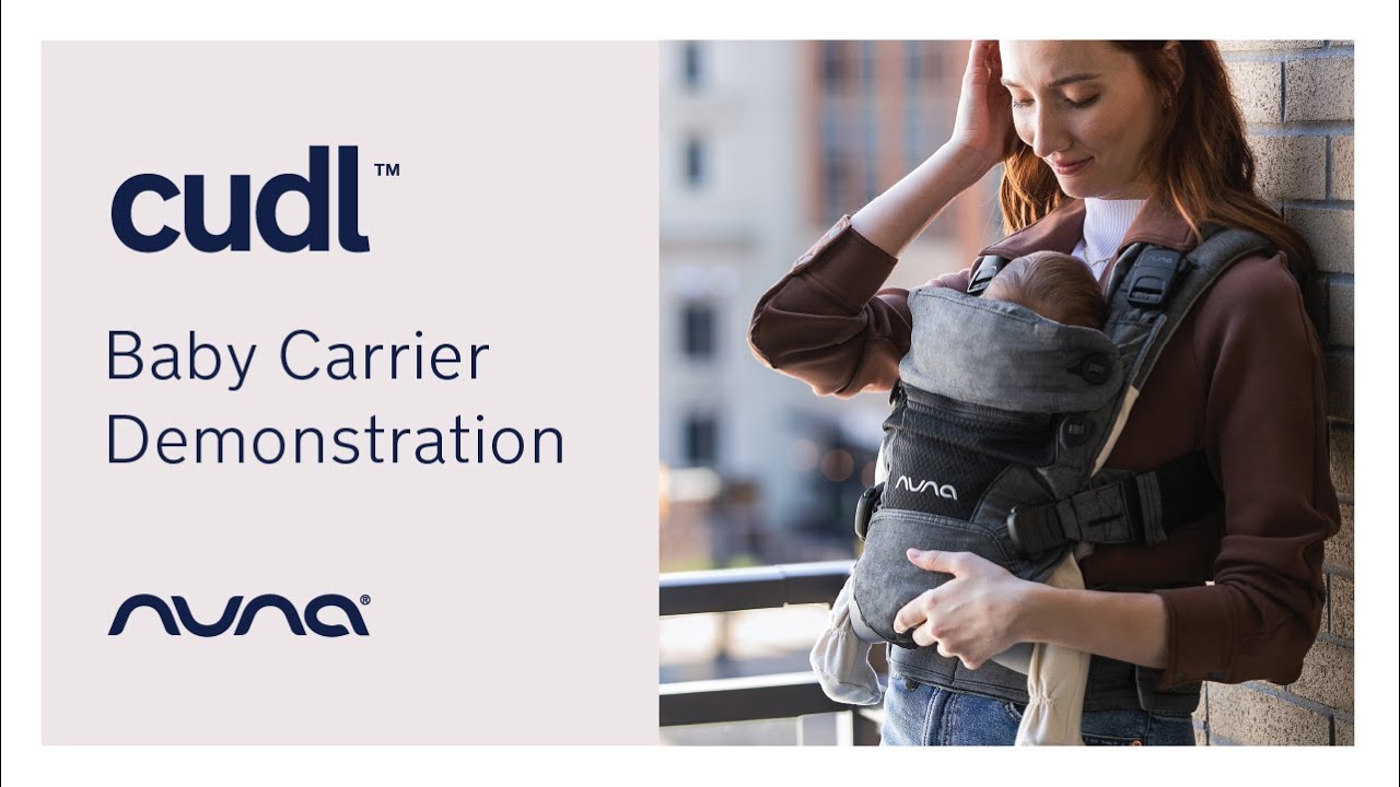 Nuna UK | CUDL™ | Baby Carrier | Demo | 4 Months Plus - YouTube