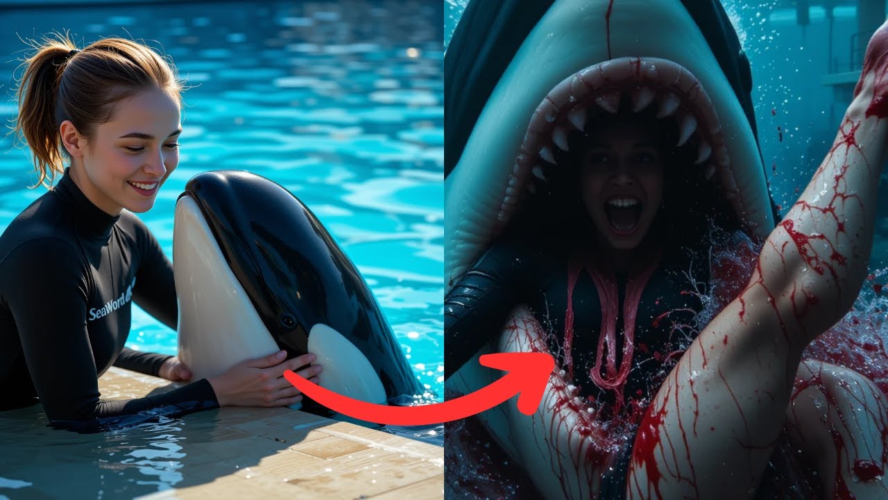 The Last Horrifying Moment of Orca Trainer Maya Ellison - Eaten Alive ...