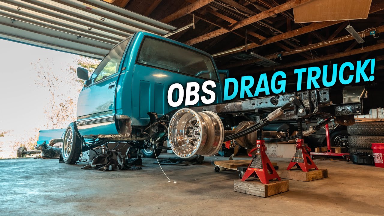 Turbo OBS Drag Truck Build Gets a Ford 9" & CALTRACS! - YouTube
