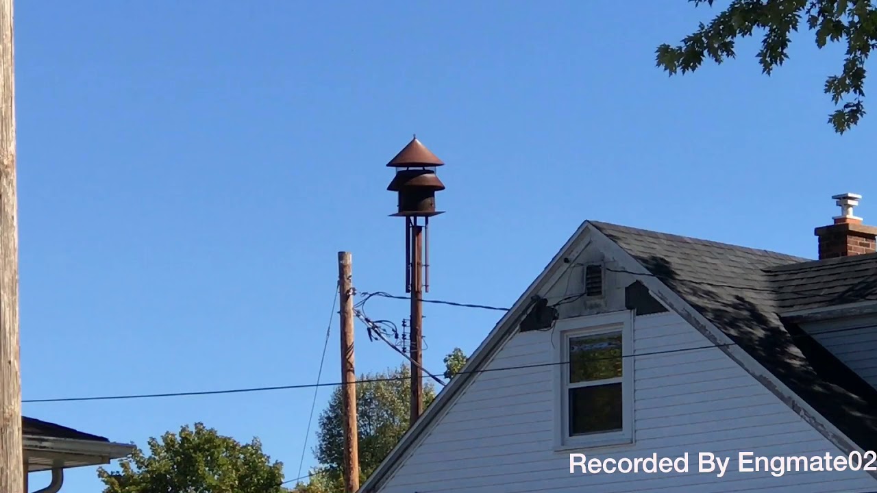 Fedelcode Model 3 Tornado Siren Test, Green Bay Wisconsin 10/4/2017 ...