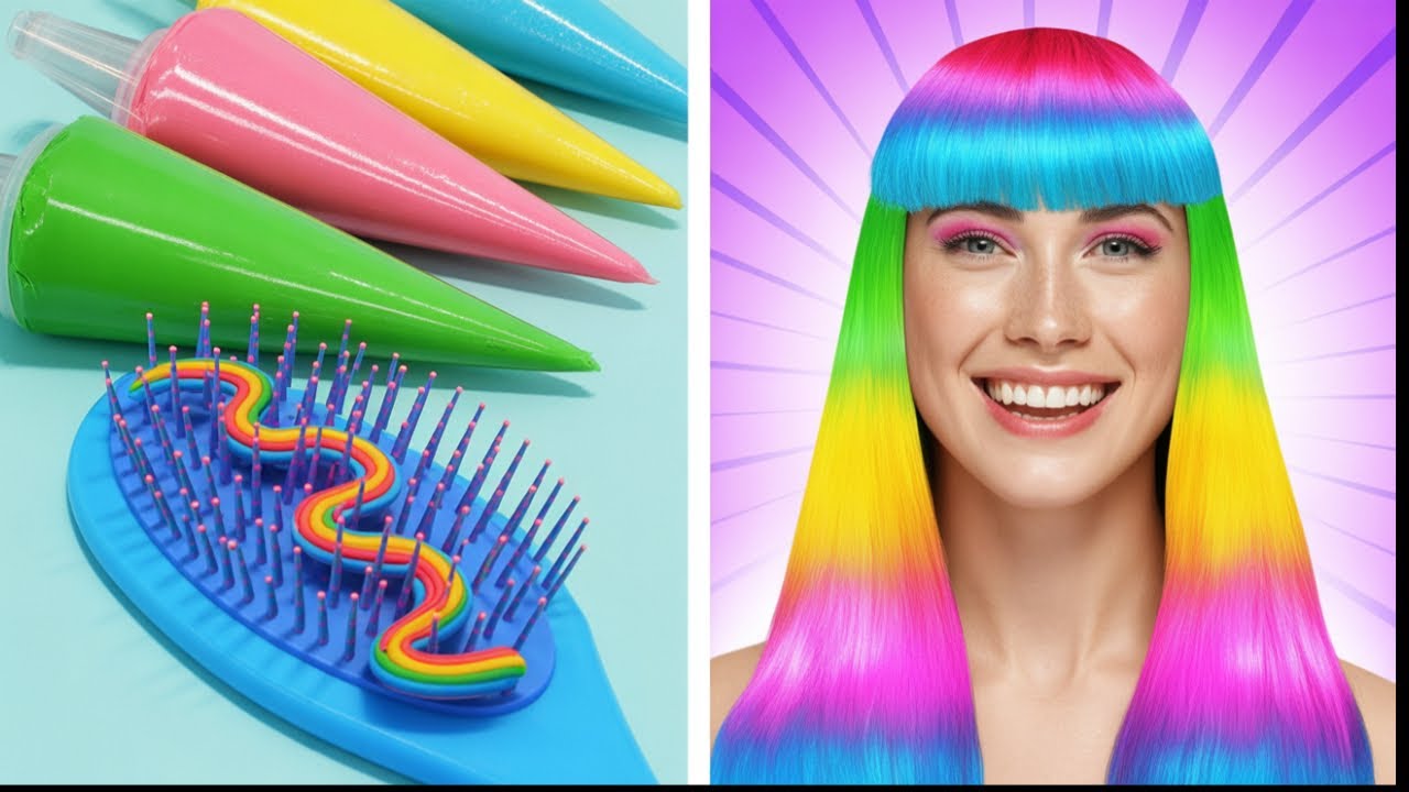 FUNNIEST GIRLY LIFE HACKS EVER || Beauty Ideas & Hair Tricks by 123GO ...