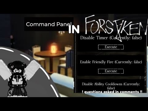 Forsaken private server commands guide!! ^_^ - YouTube