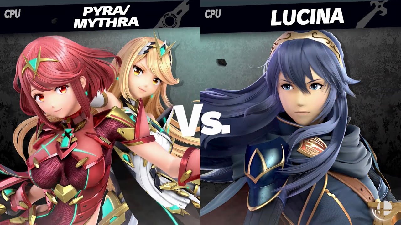 Super Smash Bros. Ultimate - Pyra/Mythra vs Lucina - YouTube