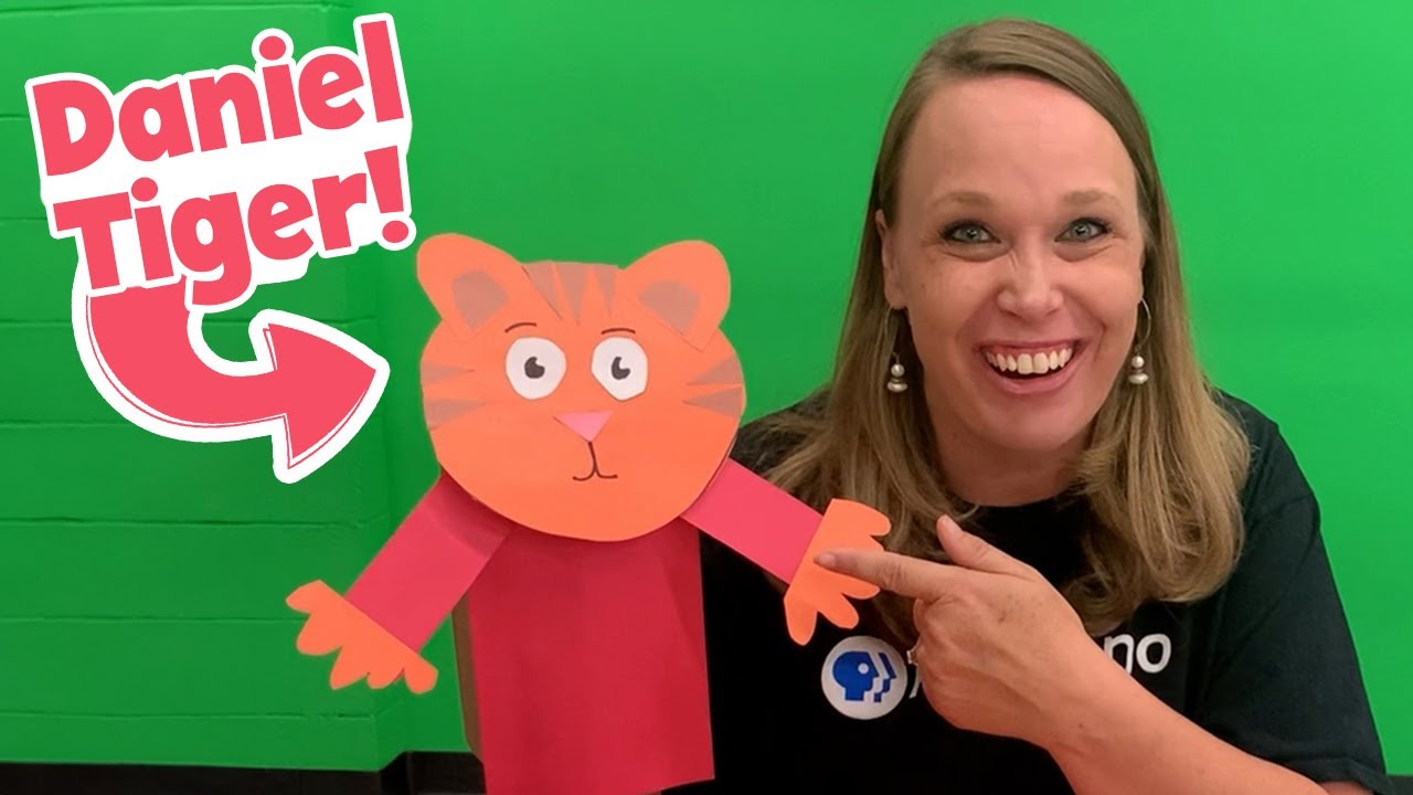 DIY Daniel Tiger Puppet from PBS Kids! | JOYful Moments - YouTube