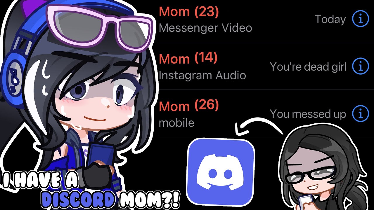 📖 I HAVE A "DISCORD MOM" (not clickbait) || Gacha Storytime - YouTube