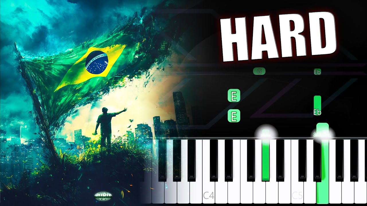 MONTAGEM BAILÃO HARD Piano Tutorial - YouTube