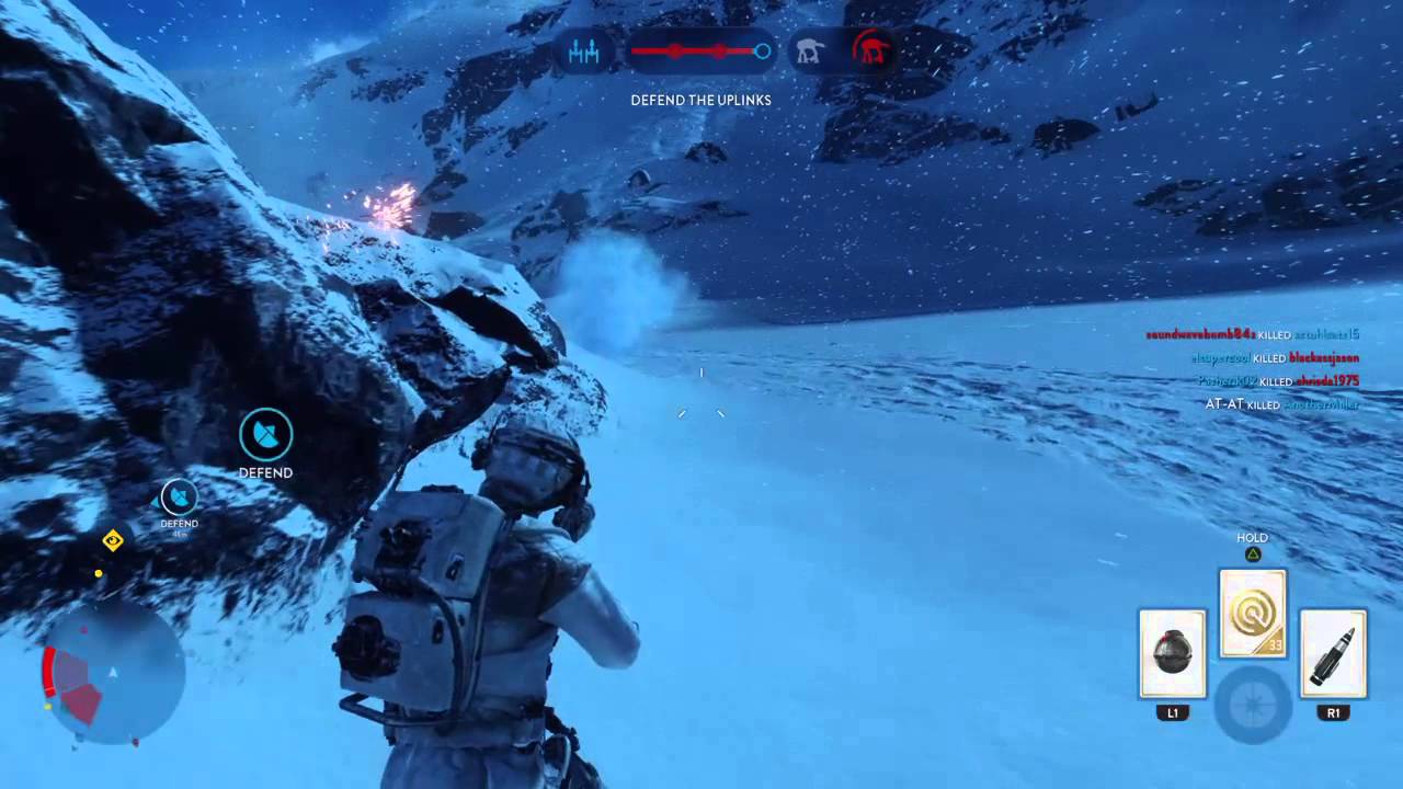 STAR WARS™ Battlefront™ - New nighttime Hoth map - YouTube