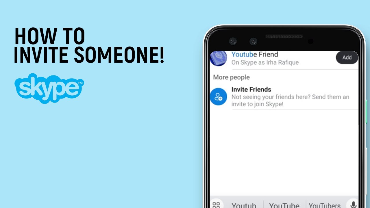 How to Invite Someone on Skype [easy] - YouTube
