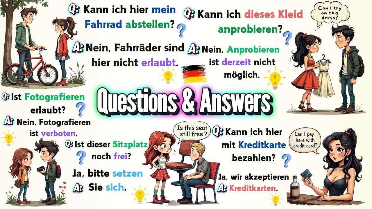 Improve Your German Speaking & Listening With these Street Questions ...
