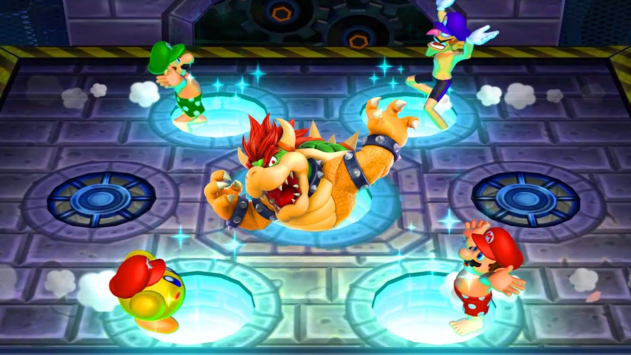 Mario Party 9 Step It Up - Luigi vs Waluigi vs Toad vs Mario #MarioGame ...