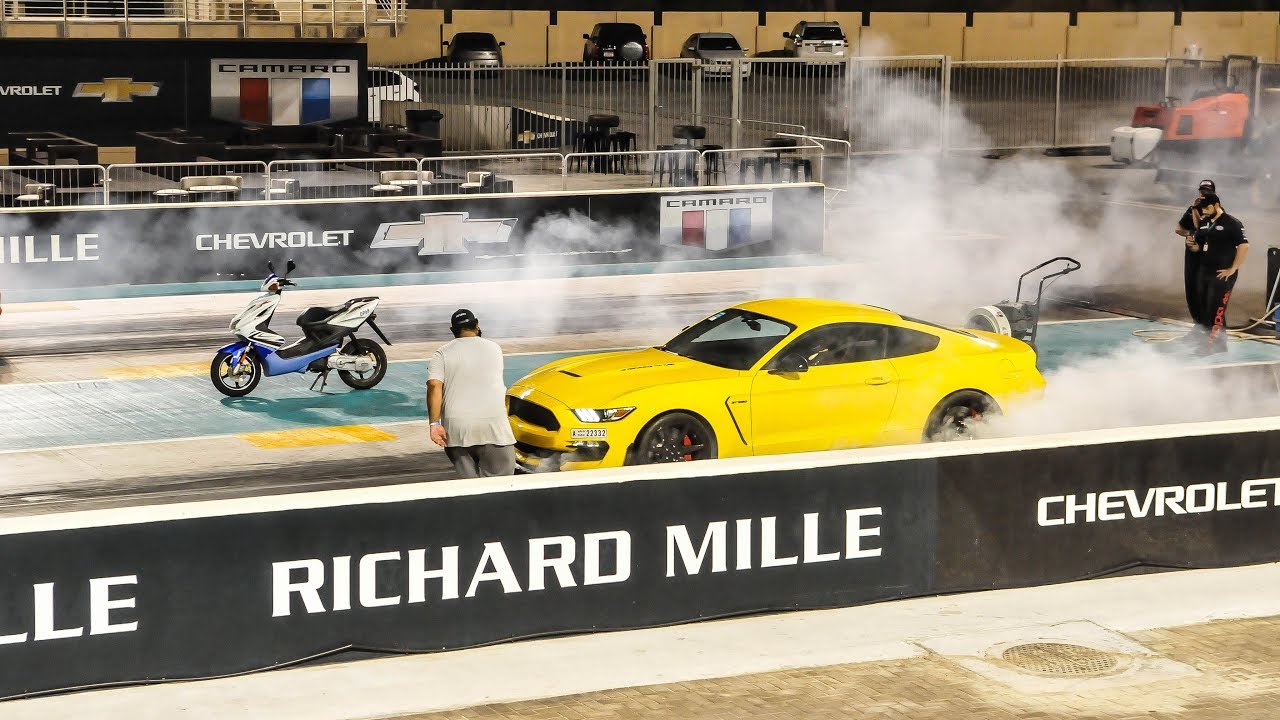Shelby Gt350 Twin turbo Drag test by HSI - YouTube