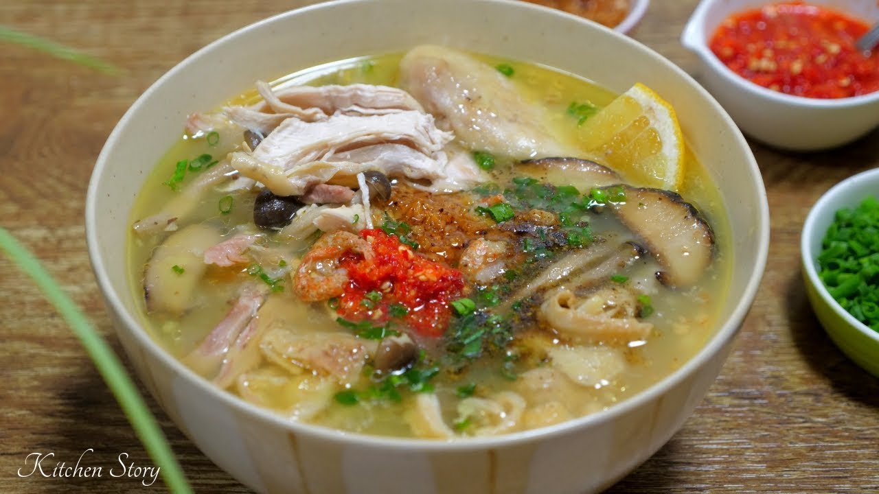 បបរមាន់ Khmer Chicken Congee [ម្ហូបខ្មែរ][Kitchen Story] - YouTube