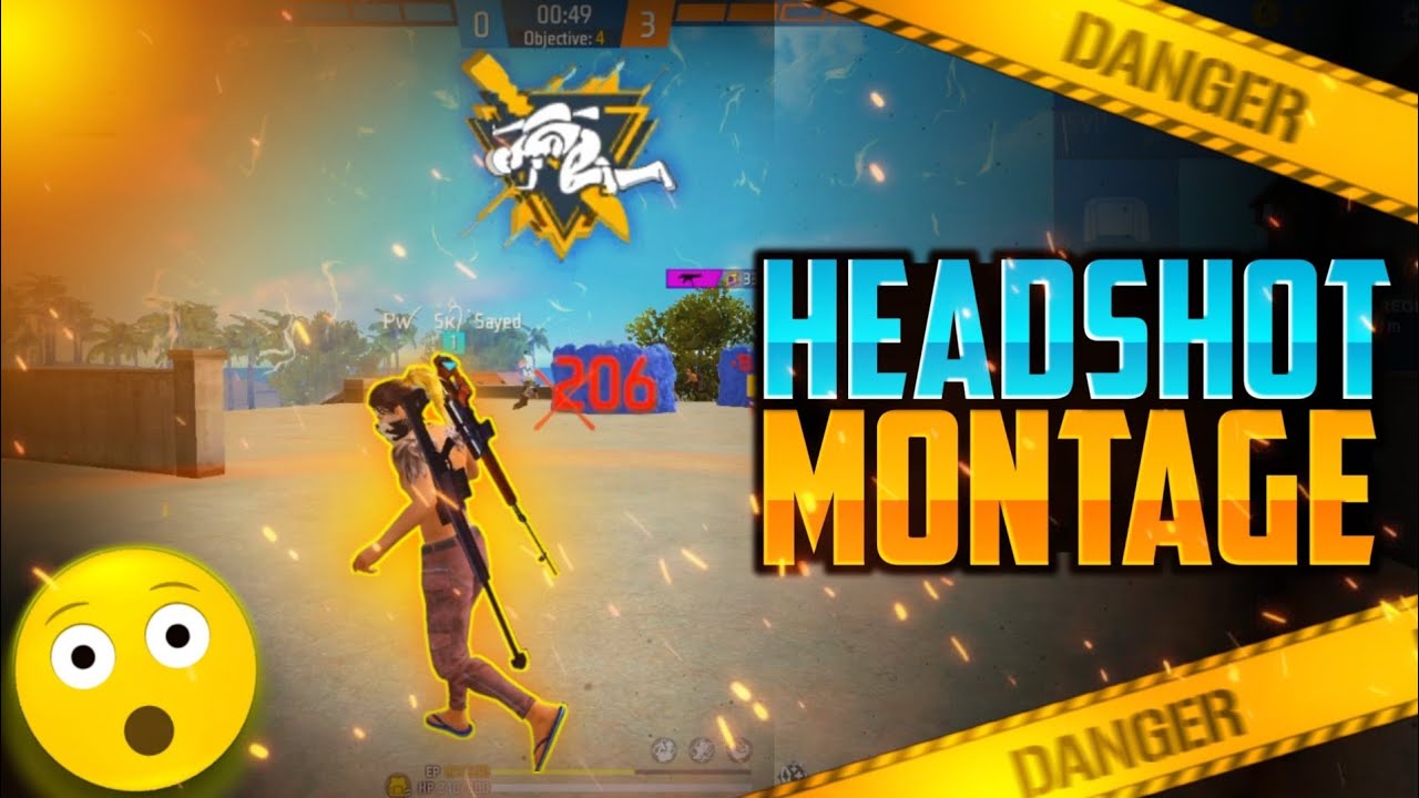 Free Fire Best Headshot Montage - Garena Free Fire || Sk Sayed 😲 - YouTube