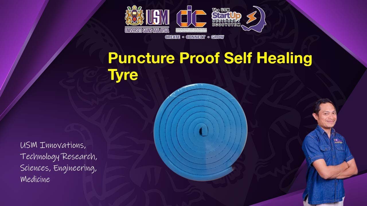 Puncture Proof Self Healing Tyre - YouTube