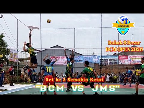 POTIS...Poin Tipis, Set ke 2 Semakin Ketat || BCM VS JMS || Turnamen Bola Voli BCM CUP 2020