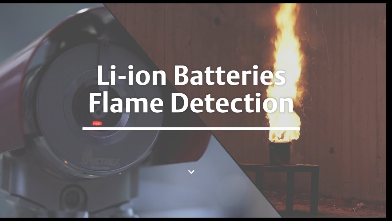 Batteries Li ion Flame Detection - YouTube