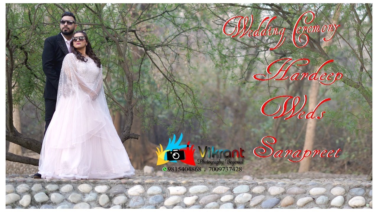 LIVE WEDDING CEREMONY // Hardeep weds Sarapreet // Live by vikrant studio begowal - YouTube