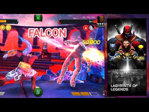 LABYRINTH OF LEGENDS (PATH - 1) | FALCON (PART - 6) | MCOC #mcoc - YouTube