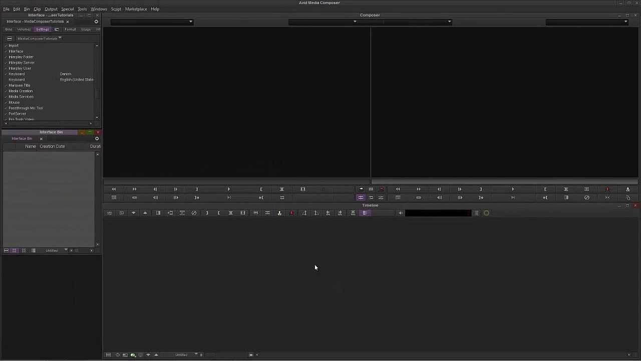 Avid Media Composer: Change Interface color - YouTube