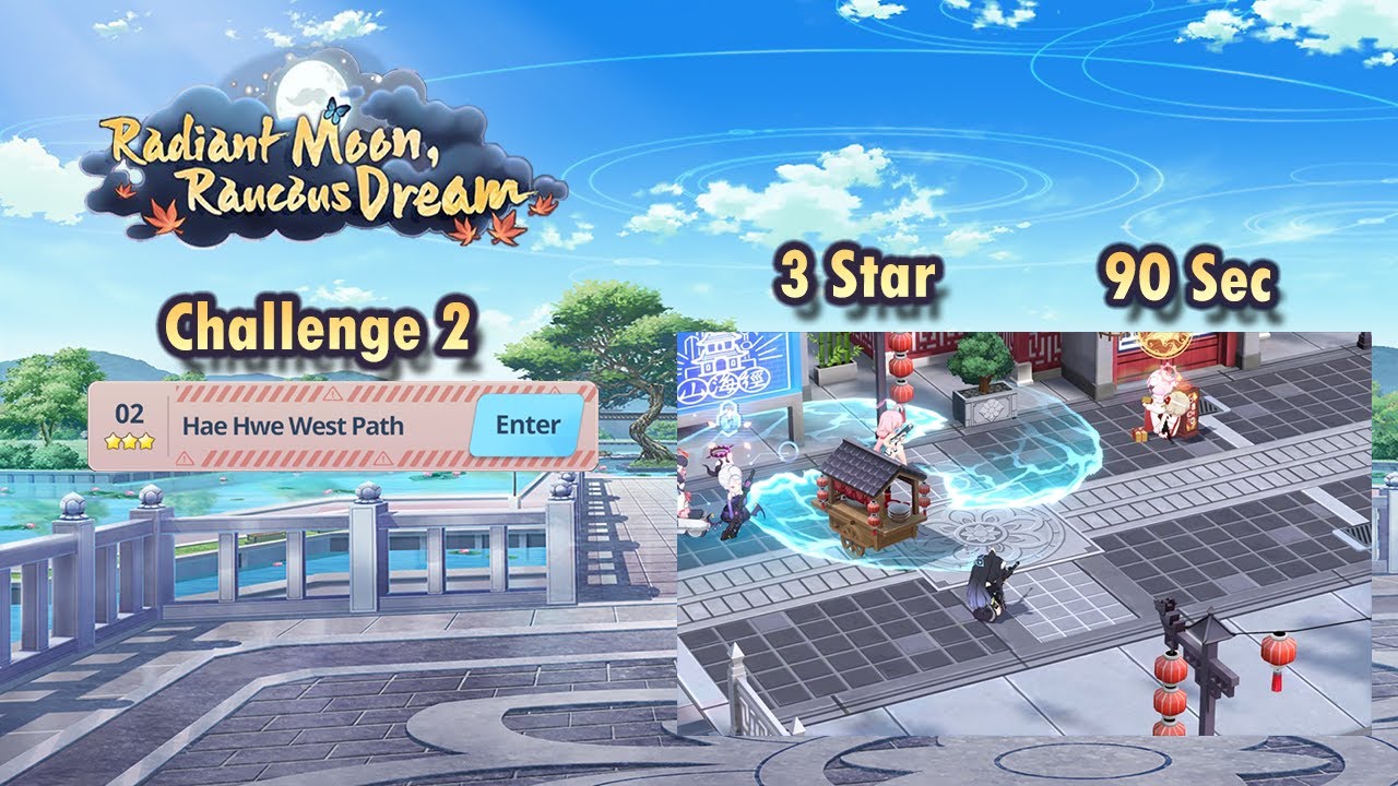 Blue Archive Global - Radiant Moon, Raucous Dream Challenge 2 (90 Sec ...