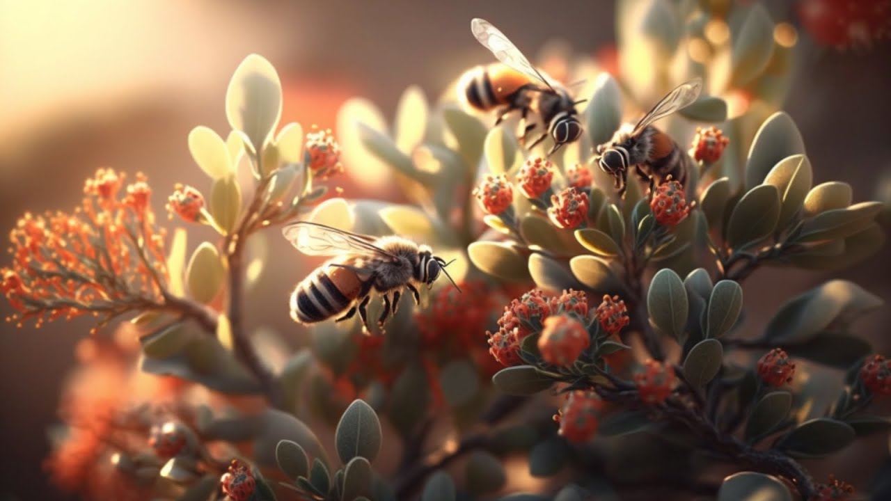 🐝 Busy Buzzing Bees in Spring for 11 Hours - YouTube