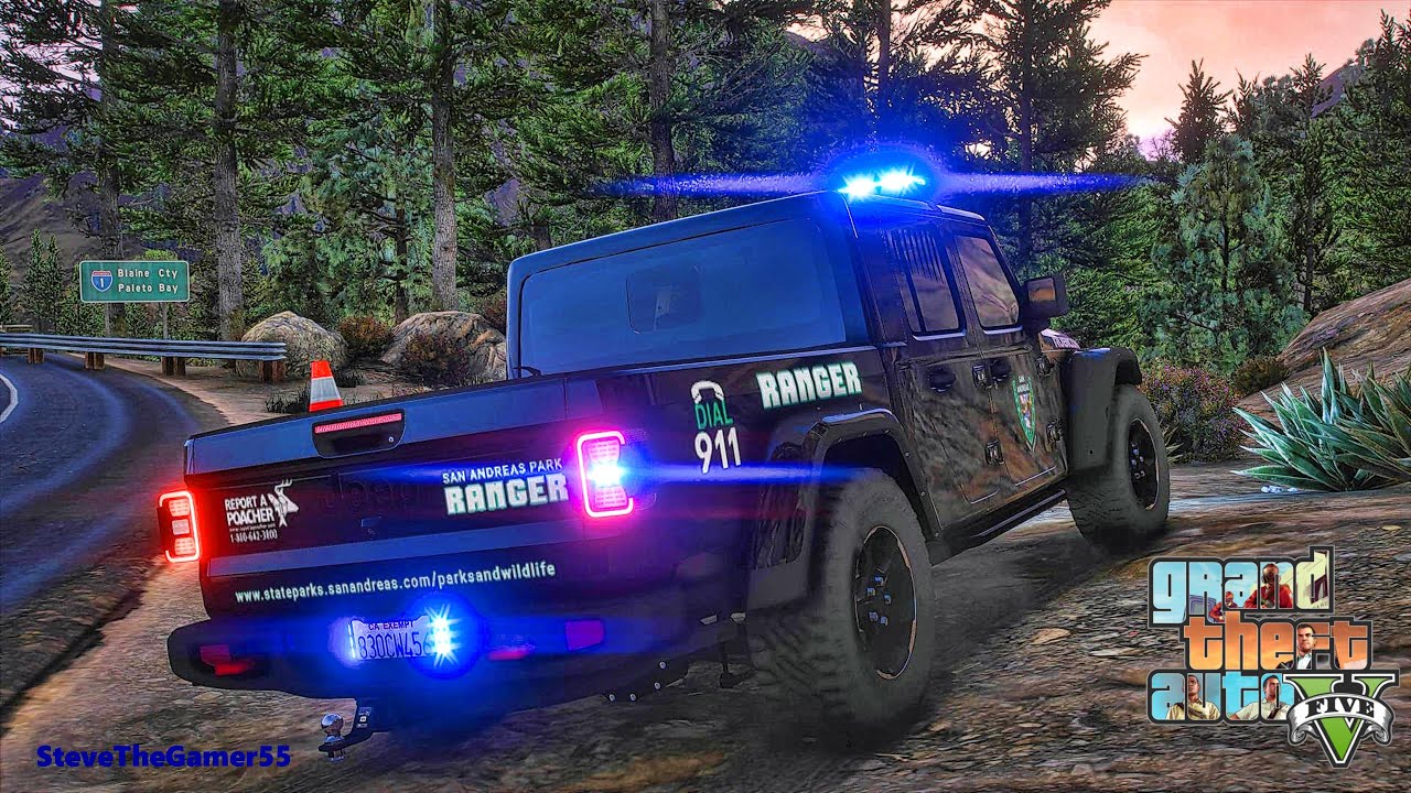 GTA 5 Mods Park Ranger Patrol| GTA 5 Lspdfr Mod| 4K - YouTube