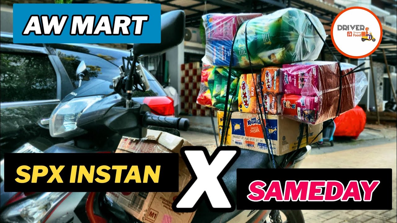 SPX INSTAN GABUNGAN BARANG EPIC - DRIVER SHOPEE FOOD - YouTube