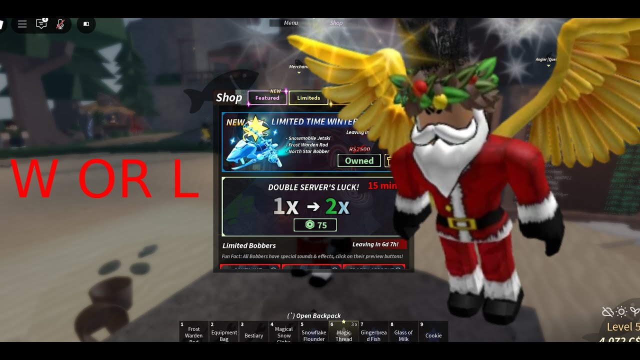 I Got The New Limited Time Winter Bundle In Fisch - YouTube