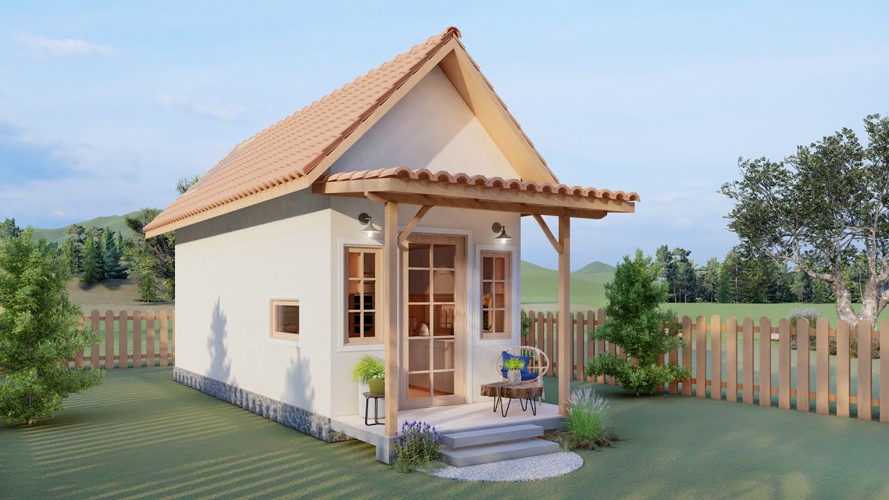 (3x8,2 Meters) The Most Beautiful Little House I've Ever Seen ...