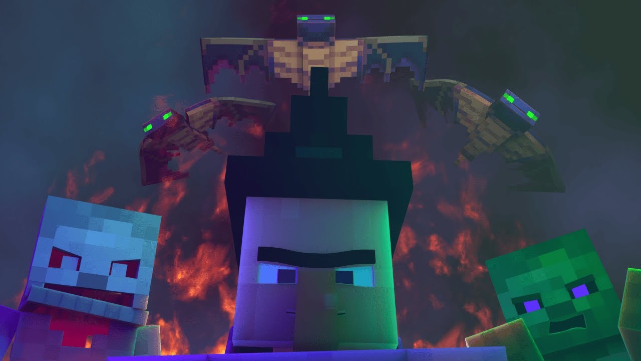 Witch Attack - Villagers vs Evil Witch (Minecraft Animation) - YouTube