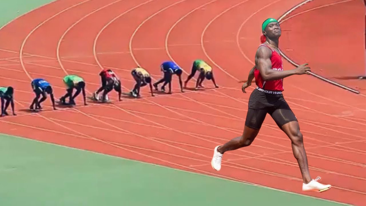 🇬🇭🏆 Joseph Andoh Wins Boys 100m For Mfantsipim School At The Central ...