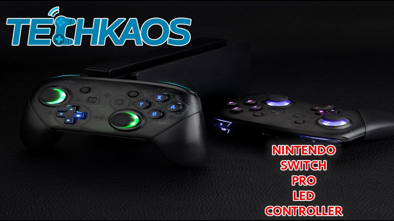 LED Nintendo Switch Pro Controller - YouTube