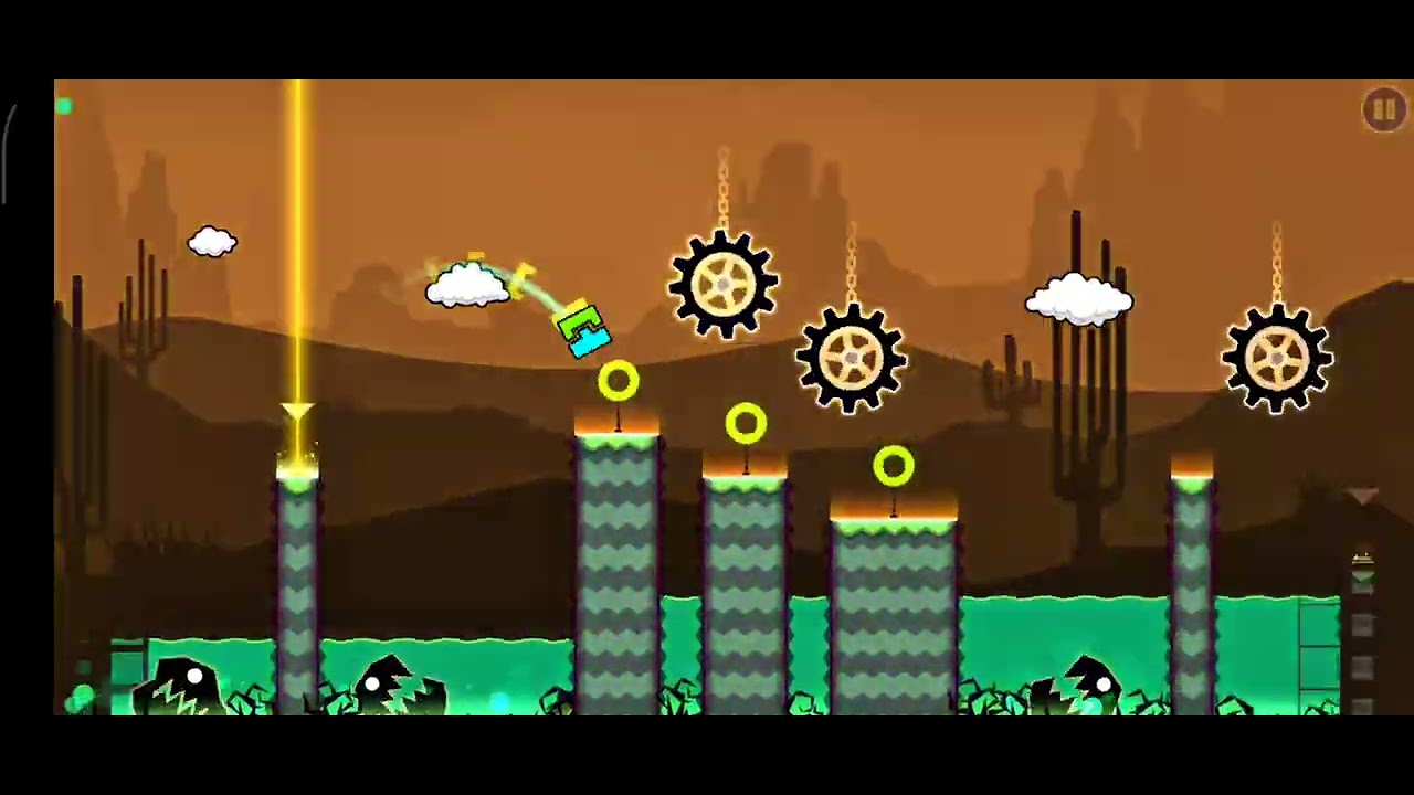 Jogando geometry dash sub zero - YouTube