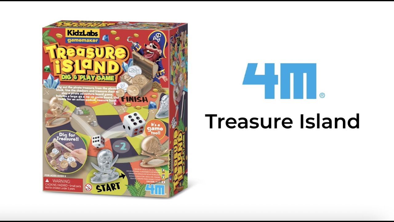 Treasure Island Dig & Play Game - YouTube