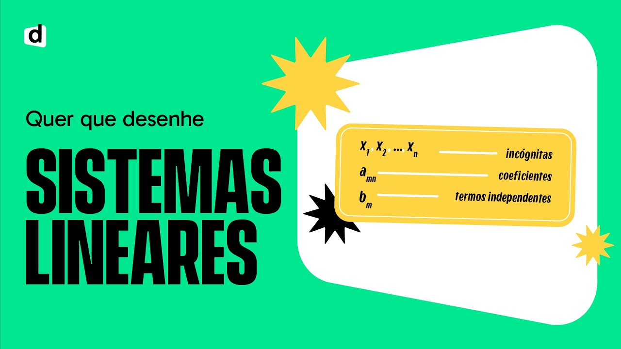 SISTEMAS LINEARES | QUER QUE DESENHE | MAPA MENTAL - YouTube