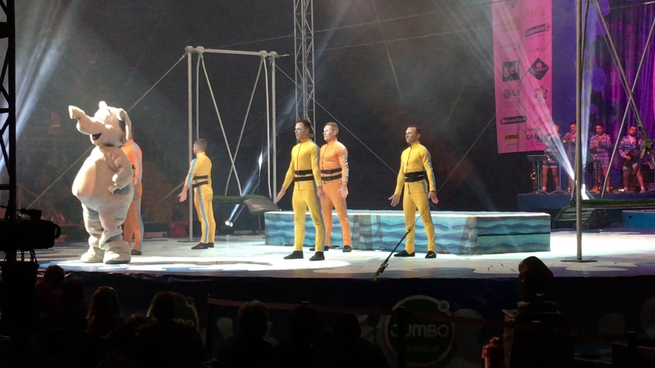 Circus show Acrobatics the yellow men - YouTube