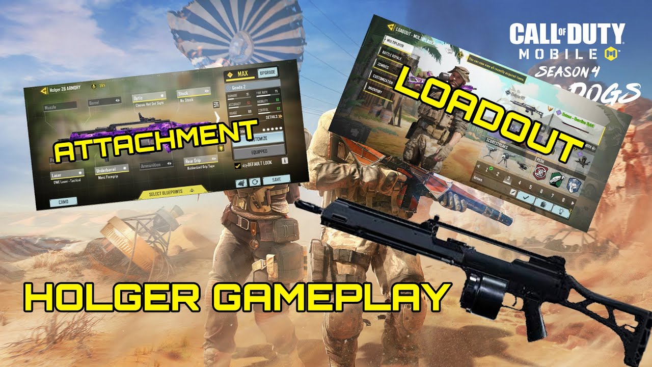 Holger Gameplay (Loadout and Attachments) | Unggoy Gaming - YouTube