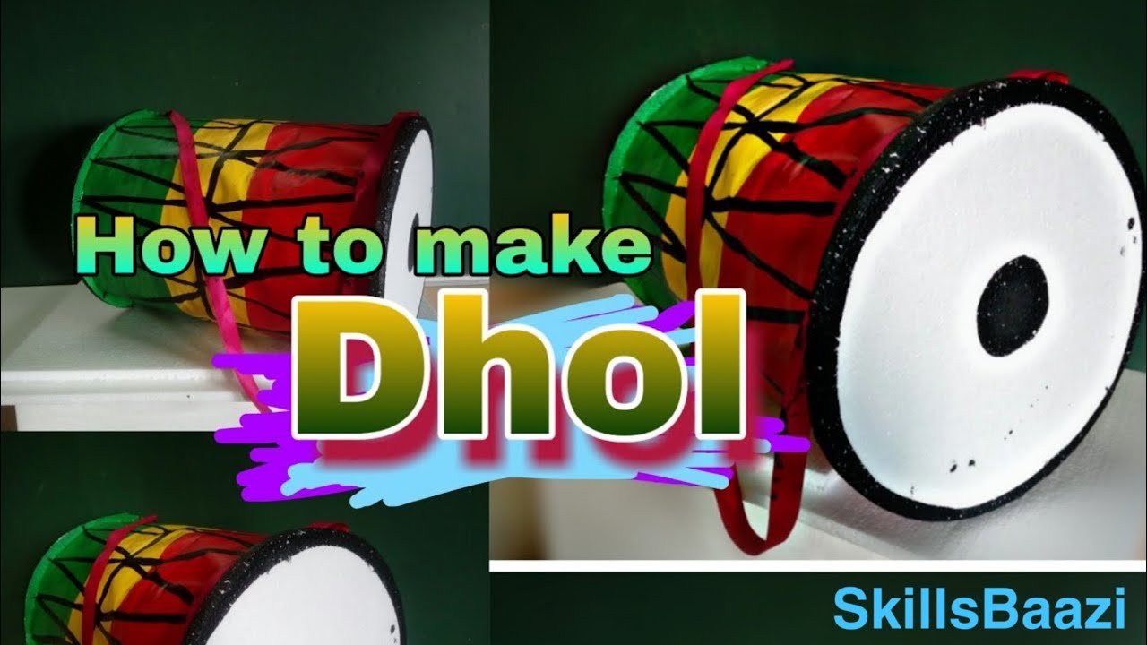 How to make dhol | Dhol Making with Incredible Technique | Dhol Making ...
