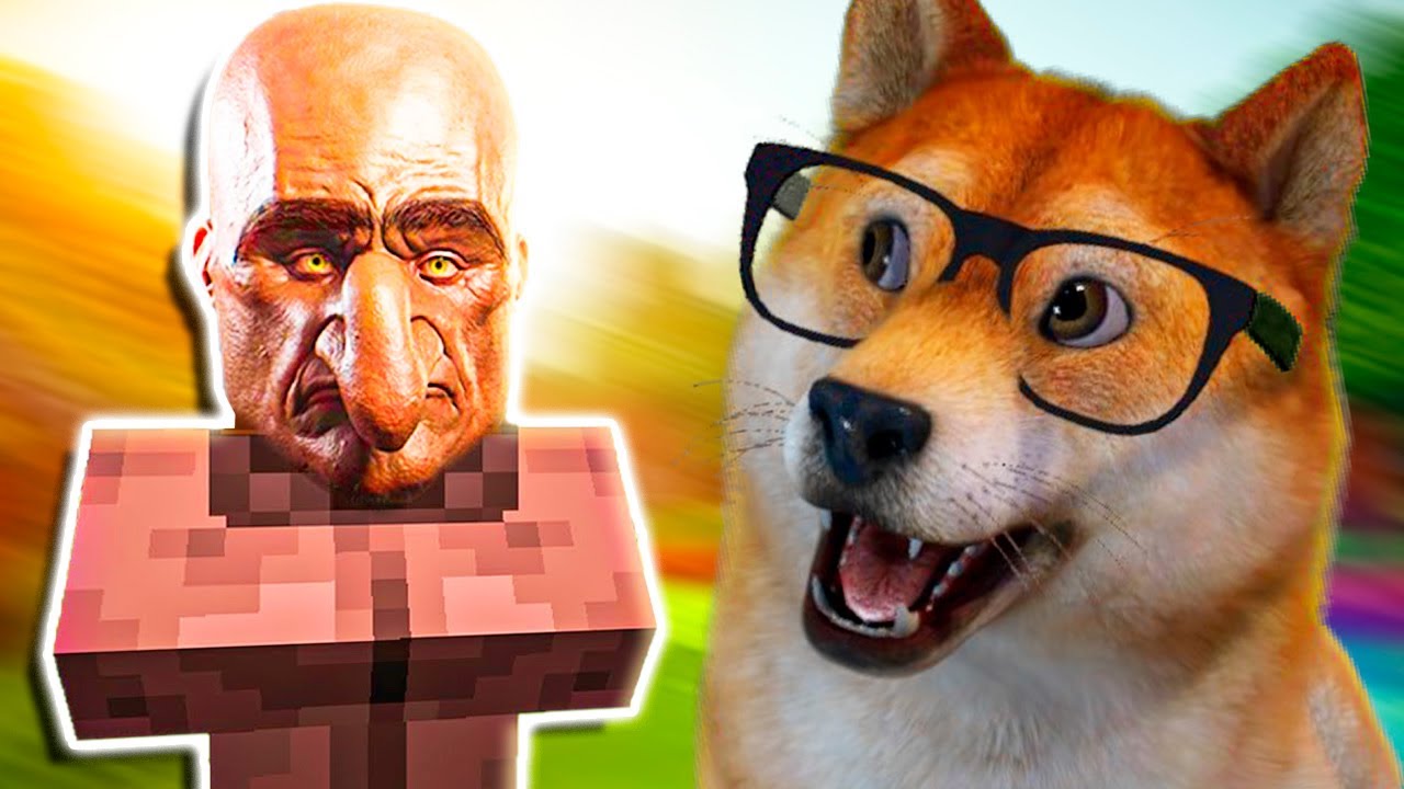 CRAZY DOG PLAYS MINECRAFT FOR THE FIRST TIME!! - YouTube